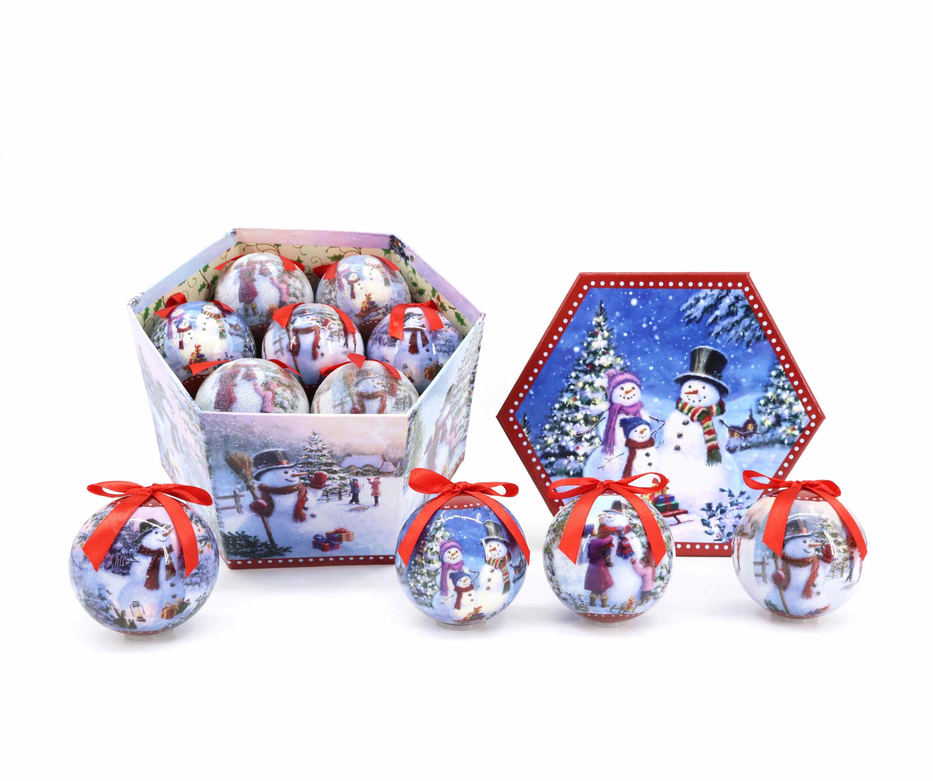 Bauble Box Snowman – Emerson's on main Asian Importers